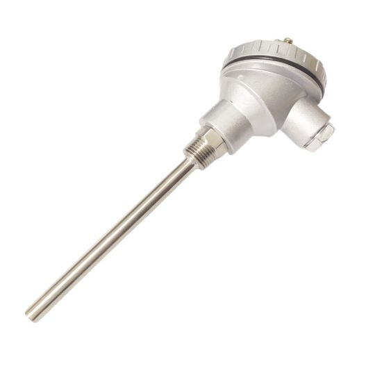 PT100 Platinum Thermal Resistance Threaded Mounting Temperature Rod ...