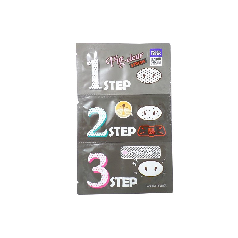 Holika Blackhead Removal: Trilogy Enhanced Version Pig Nose Sticker for ...