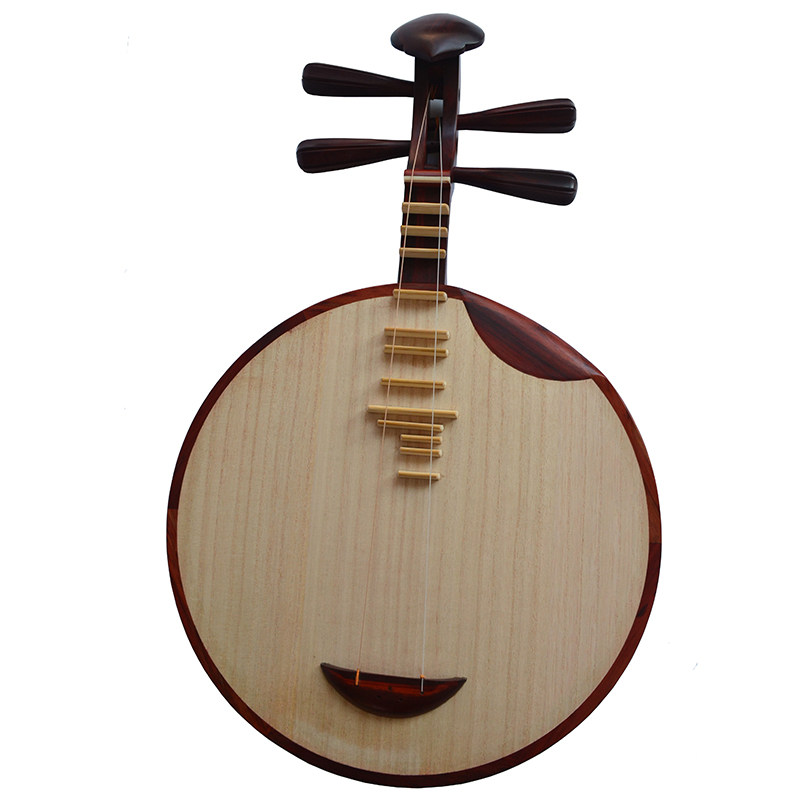 Yueqin-instrument aus schwarzem sandelholz und palisander für peking ...