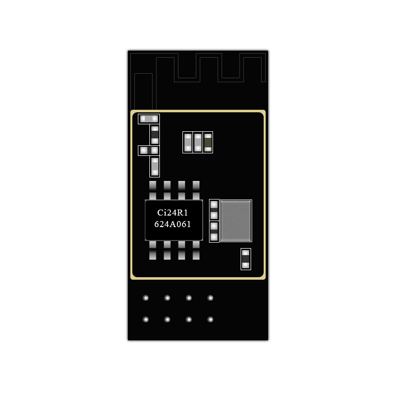 Essence 2.4g Wireless Module - CI24R1 Chip - SPI Interface PCB Onboard ...