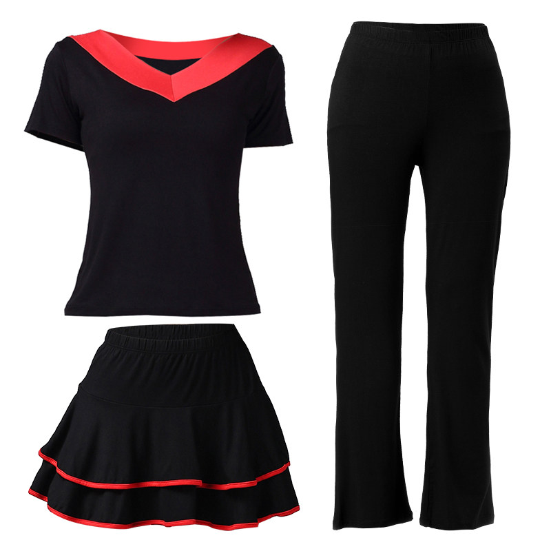 Yumaiko Women's Square Dance Costume - Modal Three-Piece Set