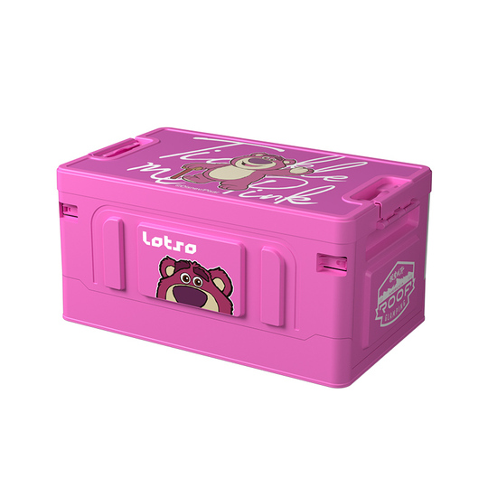 Mesuca Disney Strawberry Bear Folding Camping Storage Box - 60L con ...