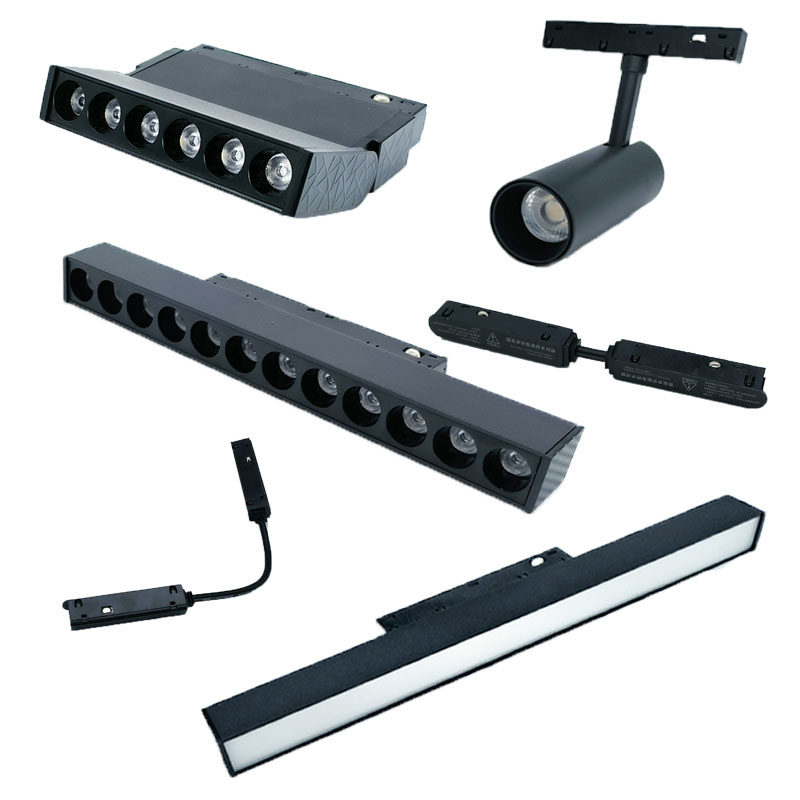 Magnetic Track Light Embedded Living Room LED Spotlight