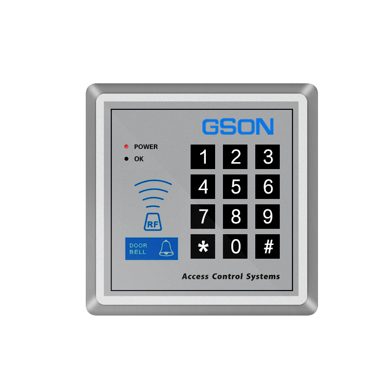 Gson-X1 近接カードアクセス制御システム - 鉄製のドア対応