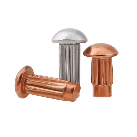 Stainless Steel Knurled Aluminum Rivets - Copper Nameplate Pure Copper ...