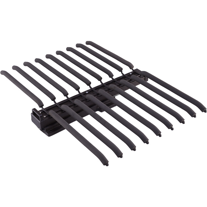 Pants Rack Wardrobe with Telescopic Trouser Rack - Double-Row Storage ...