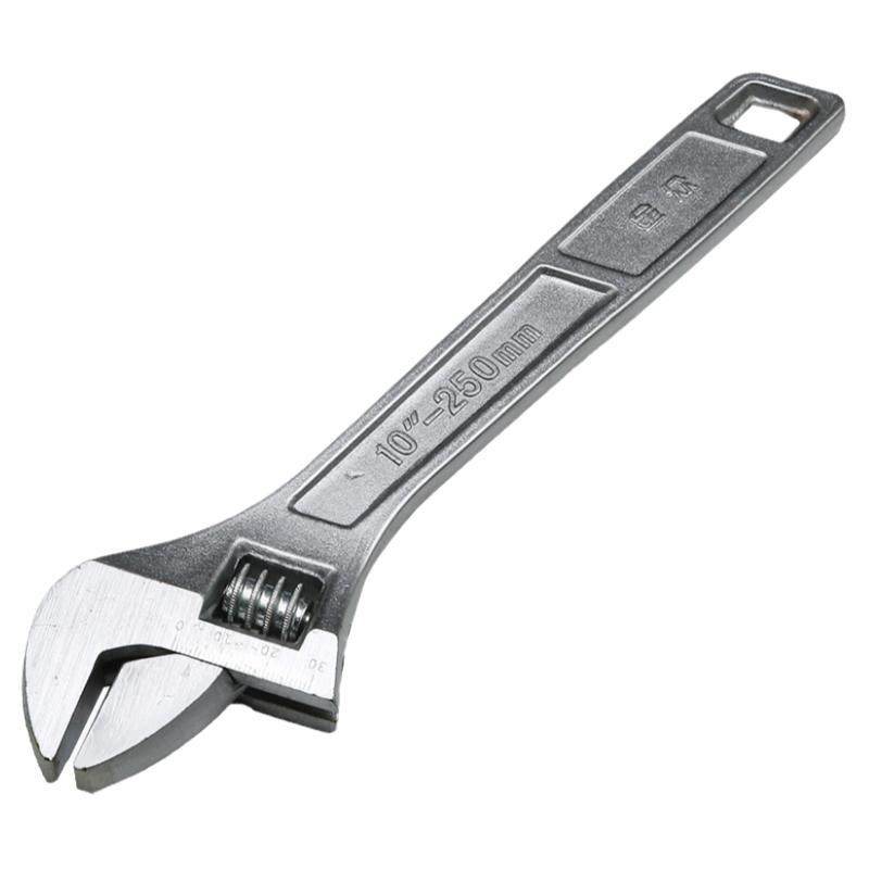 Jinzhong Adjustable Wrench - High-Carbon Steel, Large Opening