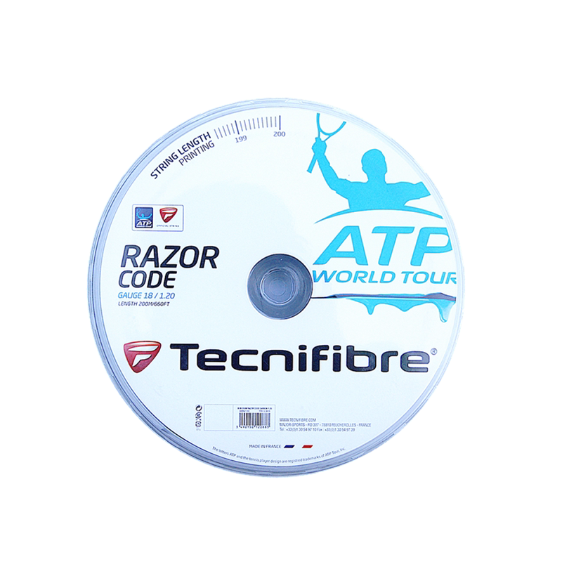 Tecnifibre ATP Razor Code Cordage de Tennis Polyester Souple - 50-55 lbs