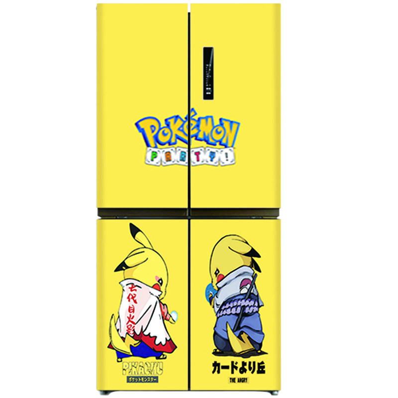 Pikachu Refrigerator Stickers - 3D Cartoon Decorative Magnet