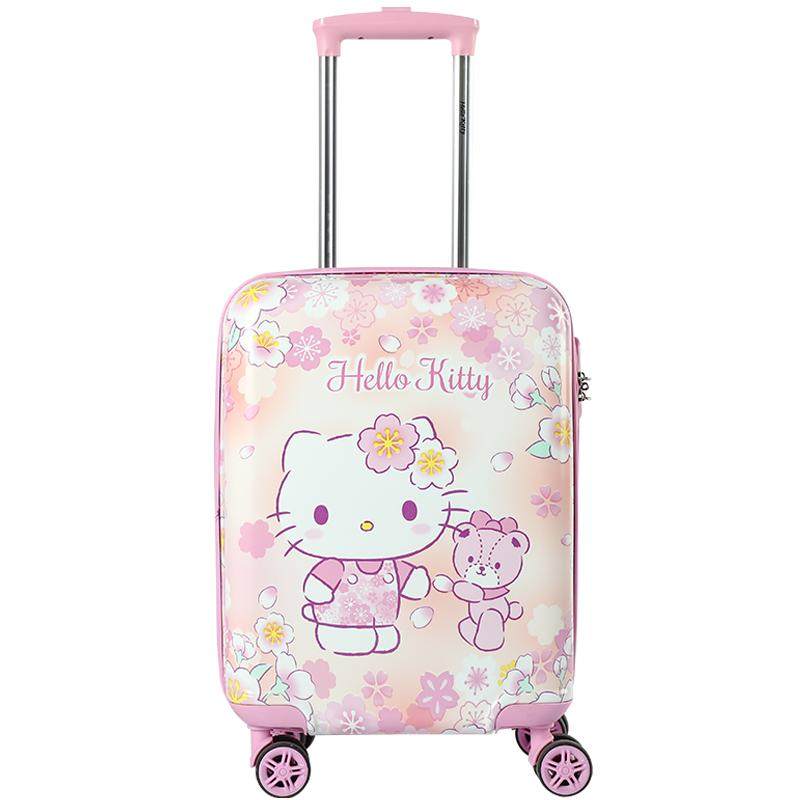 Hello Kitty Children's Trolley Case - 18-Inch Suitcase with Universal ...