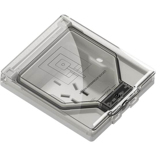 Waterproof 86-Type Invisible Socket Panel