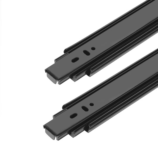 Ultra-Short Three-Section Silent Ball Guide Rail Cabinet Drawer Track ...