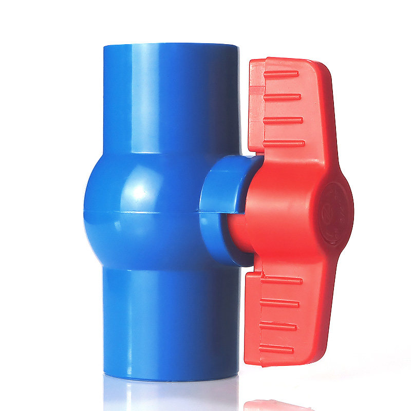 PVC Ball Valve 20-110 for Water Pipe - Threaded Inner Wire, Adhesive ...