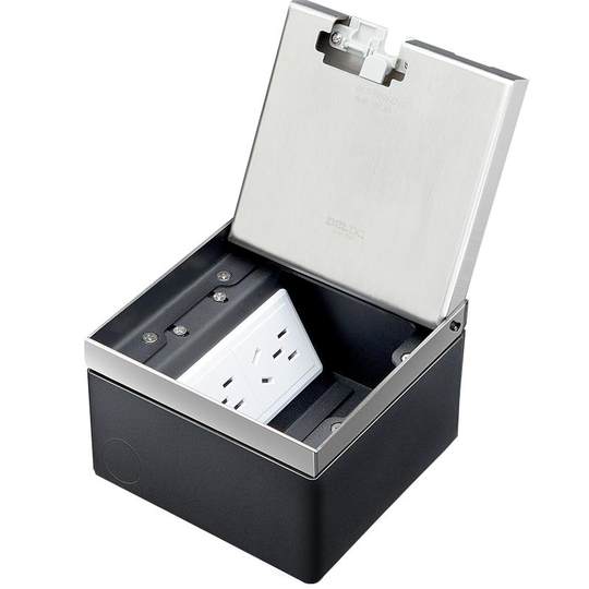 Delixi Invisible Stainless Steel Ground Socket for Home Use