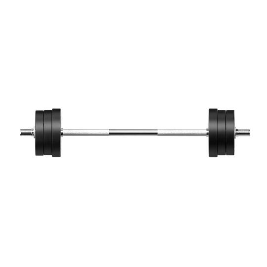 Home Fitness Barbell Set for Men and Women | Rubber-Coated ...