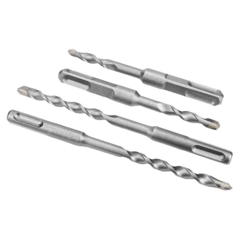 Electric Hammer Drill Bit - Round and Square Handle, Two Pits, Two ...