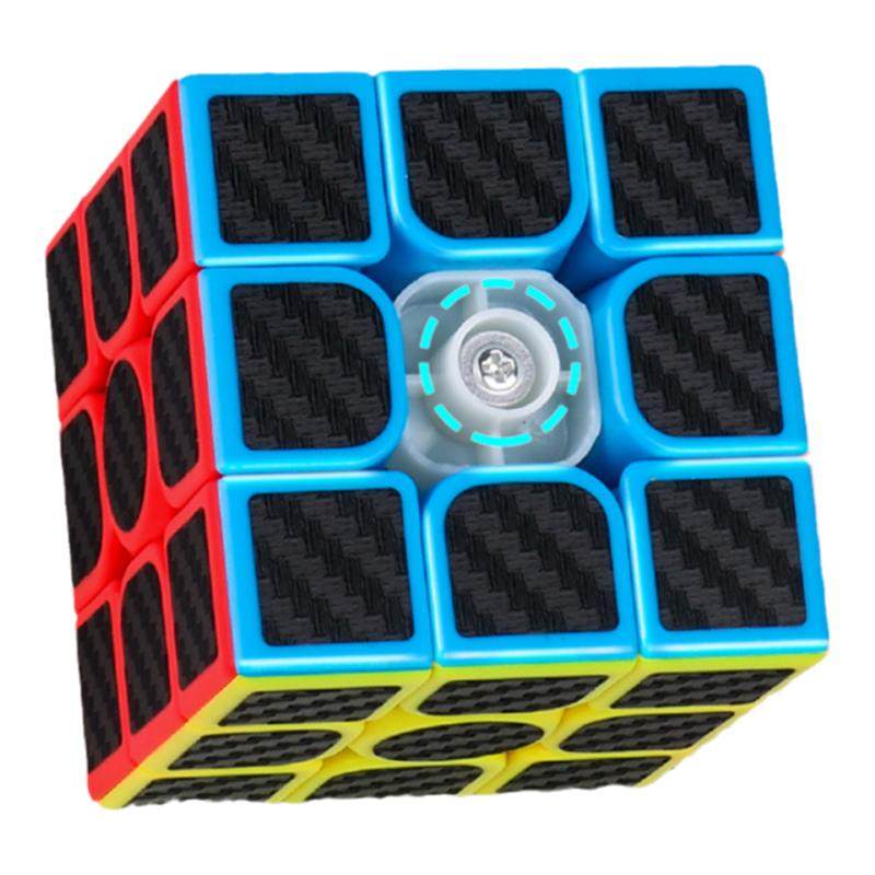 Demon Culture Magic Cube Set - Carbon Fiber Alien Pyramid Puzzle