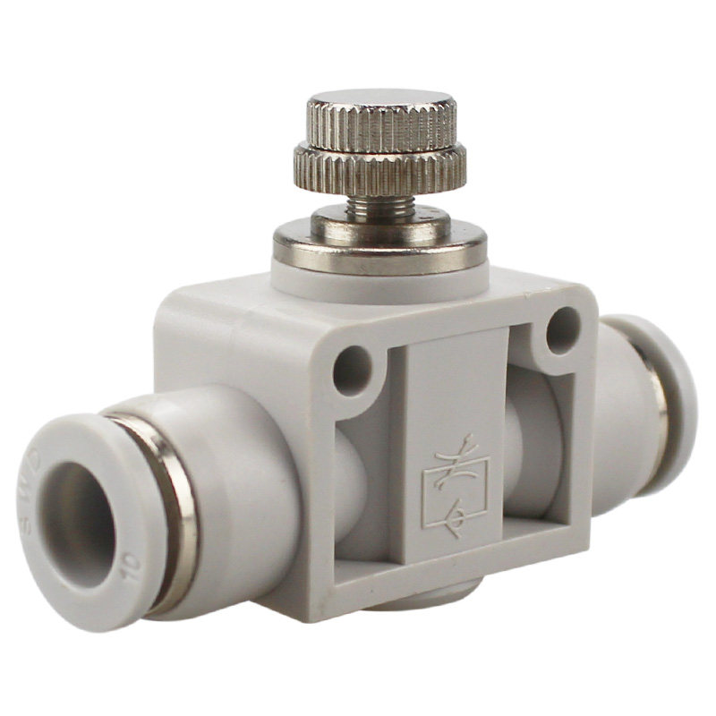 PU Trachea Quick Connection Speed Control Valve - Pipeline Flow ...