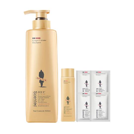 Adolf Ginger Solid Shampoo Set - 500ml + 120ml