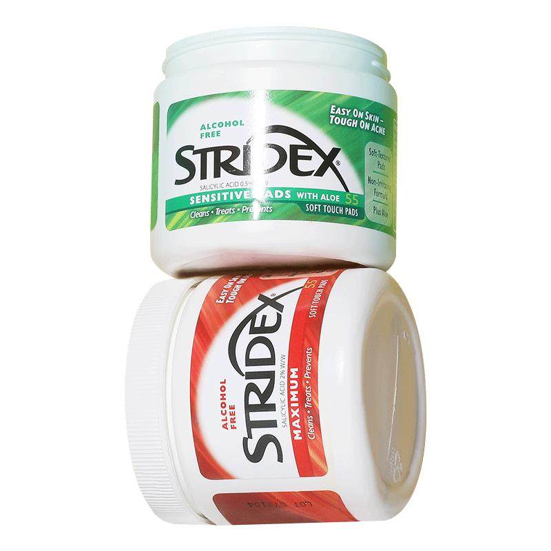 U.S. Stridex Salicylic Acid Cotton Sheet | Acne Treatment | Blackhead Cleaning Pore Brush