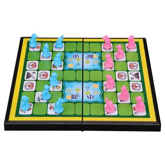 Beast Chess Magnetic Backgammon - Children's Puzzle Game Set