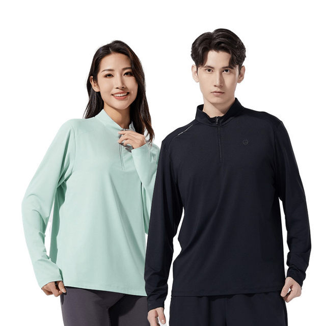 Tectop exploration outdoor spring and summer stand -up collar stitching ...