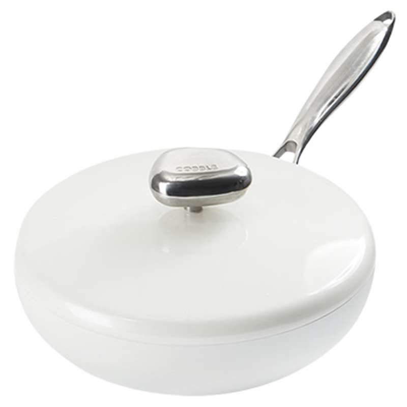 Velosan 32cm Non-Stick Wok Pan - Ceramic Flat Bottom - Gas & Induction ...