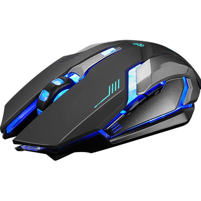 Geyes X7 Wireless Mouse - Rechargeable 2.4GHz Silent Optical Mouse
