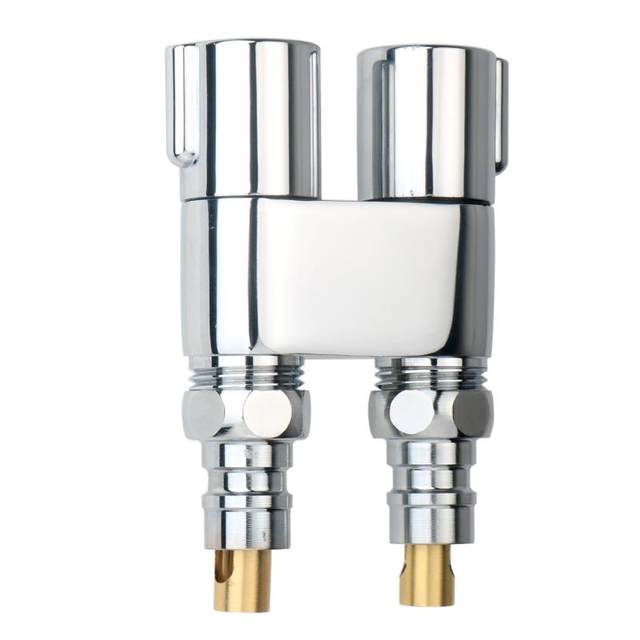All -copper three -way angle valve one in two outlet watershed valves ...