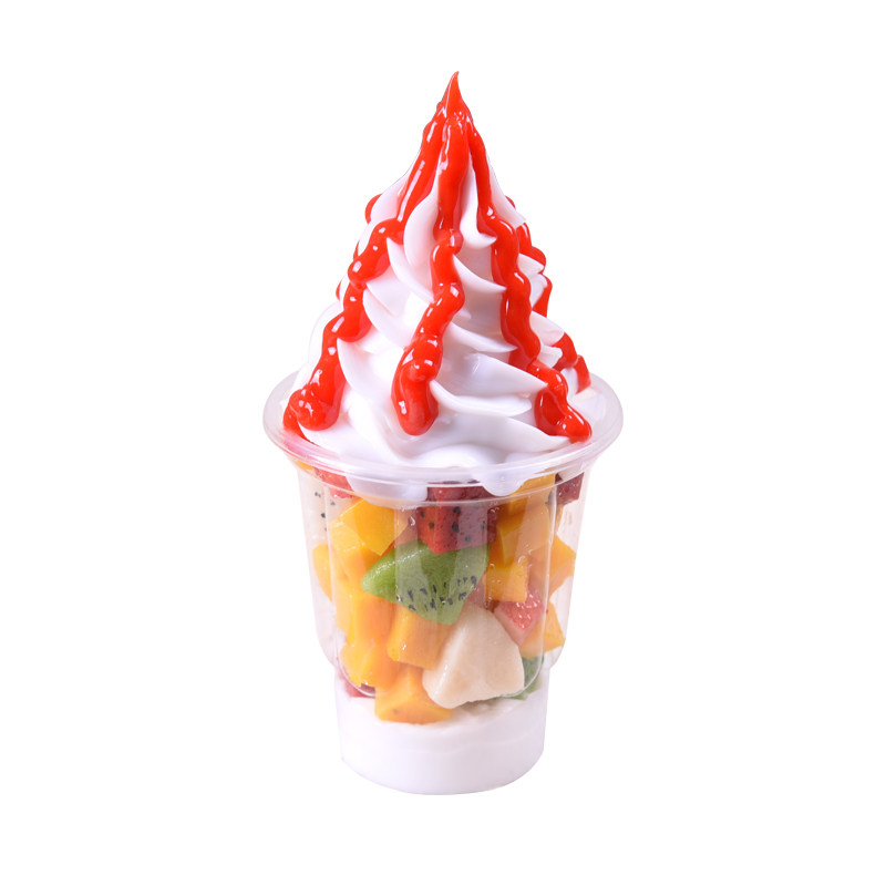 Hexin Simulated Sundae Ice Cream Model - Realistic Food Prop