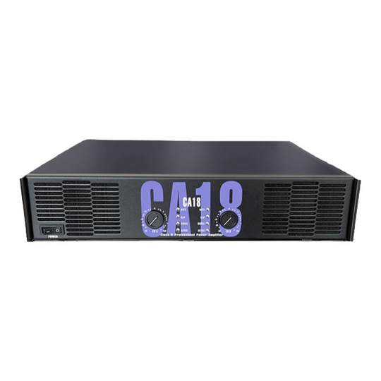 Dual-Channel Professional Stage Amplifier for Performances and Events