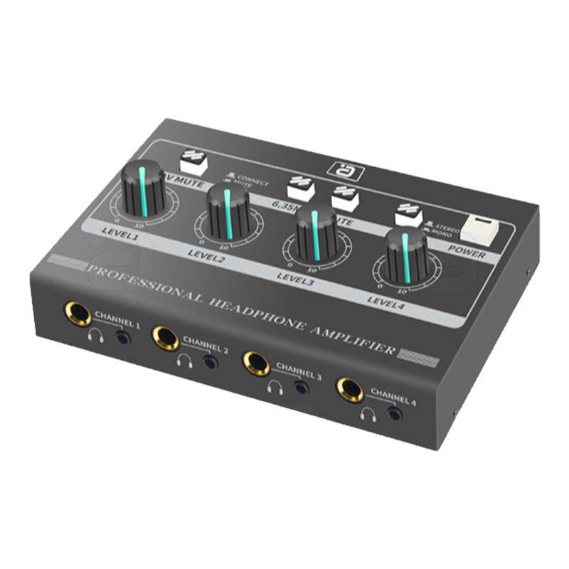 Ayin Ha340 Headphone Amplifier Distributor - 3-in/8-out Lossless Monitoring