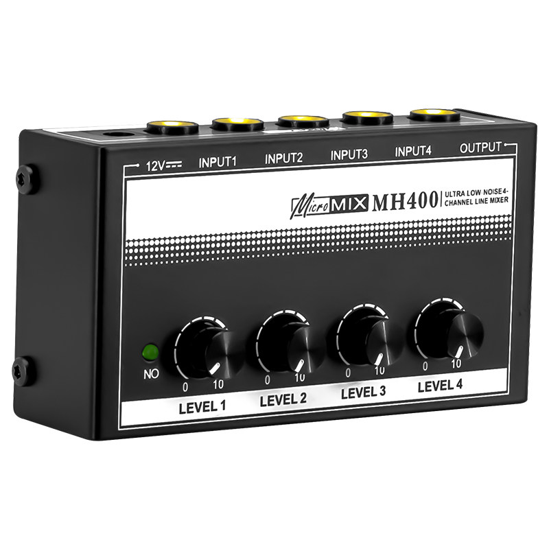 4-Channel Independent Op Amp Mixer - Independent Input Volume Control ...