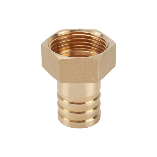 Brass Pagoda Joint - 6 Point to 1.5 Inch, Inner & Outer Threaded
