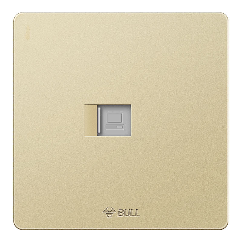 Bull Socket Flagship Switch Network Computer Panel G12 Gold