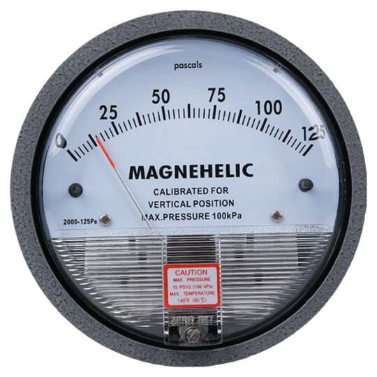 Magnehflic negative pressure gauge 2000 - เกจวัดความแตกต่างความดันไมโคร ...