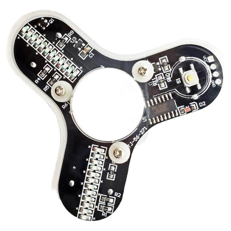LED Finger Gyroscope Kit - 51 Single Chip Microcomputer DIY Electronic ...
