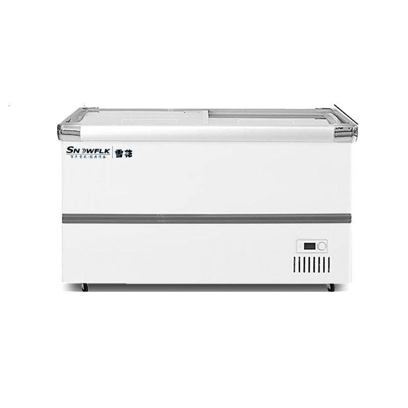 Snowflake fryser vitrineskab - kommercielt øskab til is og friske produkter