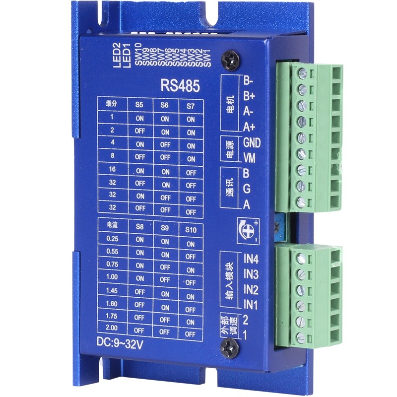 Luilec RS485 Stepper Motor Driver DC 9-32V Kontrolkort