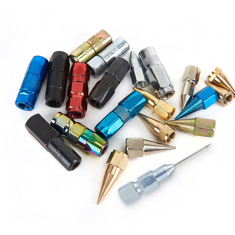 Pneumatic Grease Gun Accessories Manual Needle Gun Tip Flat Head Grease ...