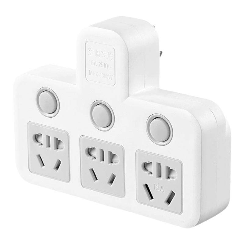 Converter Socket Wireless One to Two Plug Household with Switch One to ...