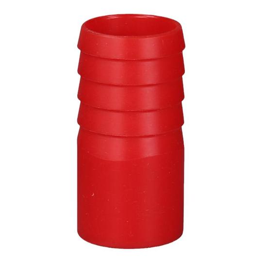 Three Percent UPVC Pagoda Connector - Black/Red