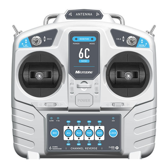 Mike mc6c miniv2 versión 6 canales 2.4g modelo avión control remoto