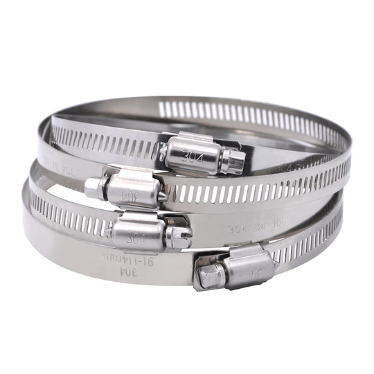 304 Stainless Steel Clamp Throat Hoop for Strong Fixed Water Pipe ...
