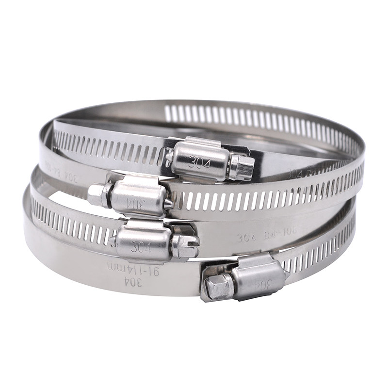 304 Stainless Steel Clamp Throat Hoop for Strong Fixed Water Pipe ...