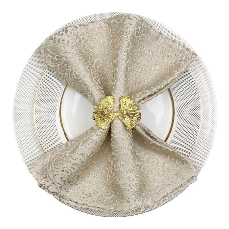 Napkin Buckle Ring - Cloth Western Food Napkin, Hotel Printed European ...