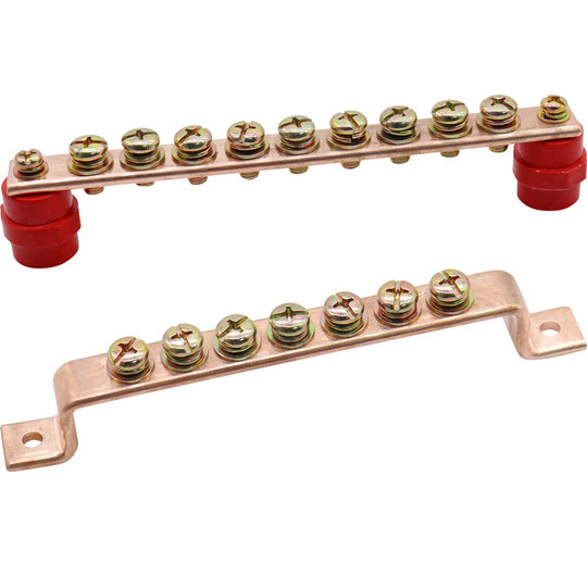 Complete Set of Power Cabinet Ground Busbar Wiring Copper Row for ...