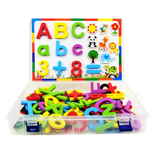Adesivi magnetici con numeri e lettere | magneti da frigorifero educativi