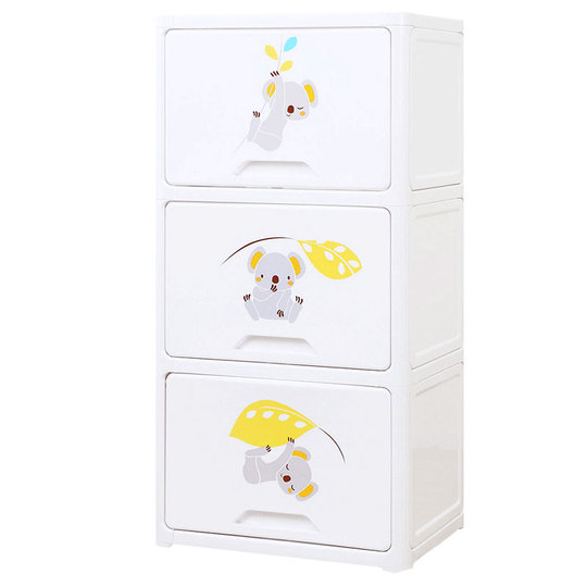 Yeya Nordic Plastic Storage Cabinet - Baby & Toy Organizer