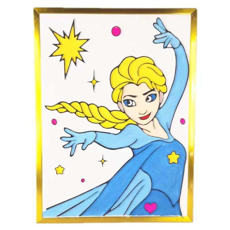 DIY homorú-domború festődeszka - Gyermekek graffitije és akvarell ...